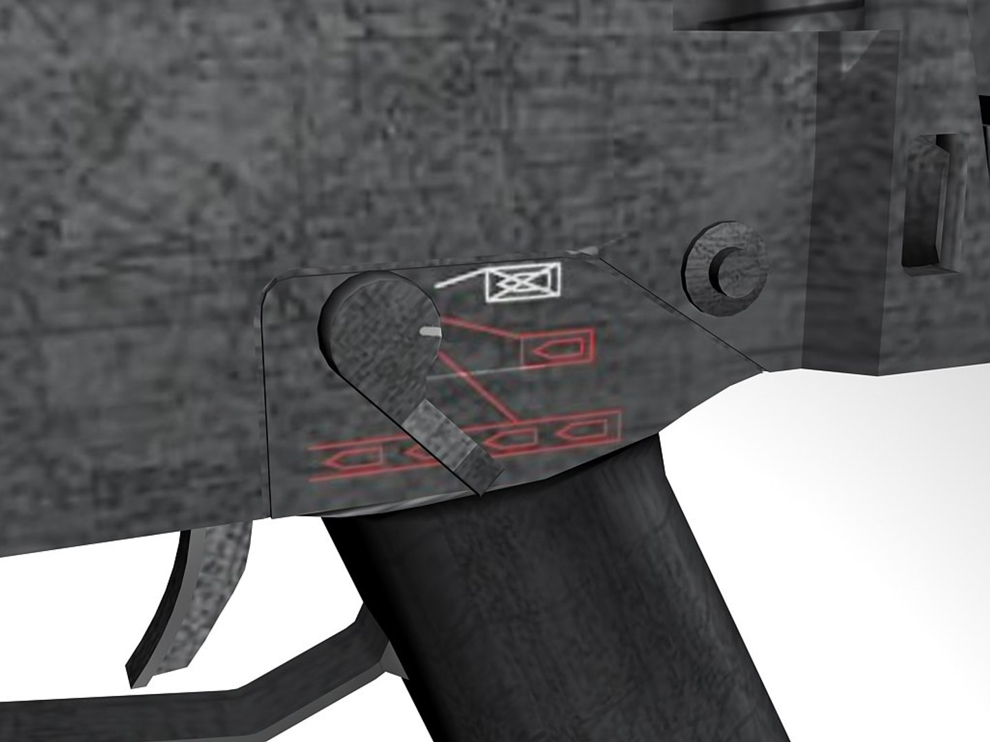 3d G36c Assault Rifle Model