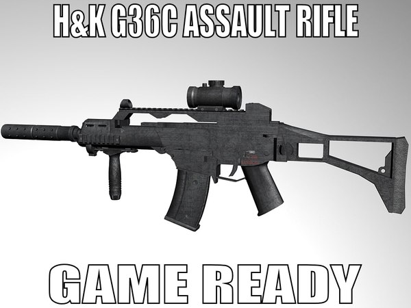 G36 Blender Models for Download | TurboSquid