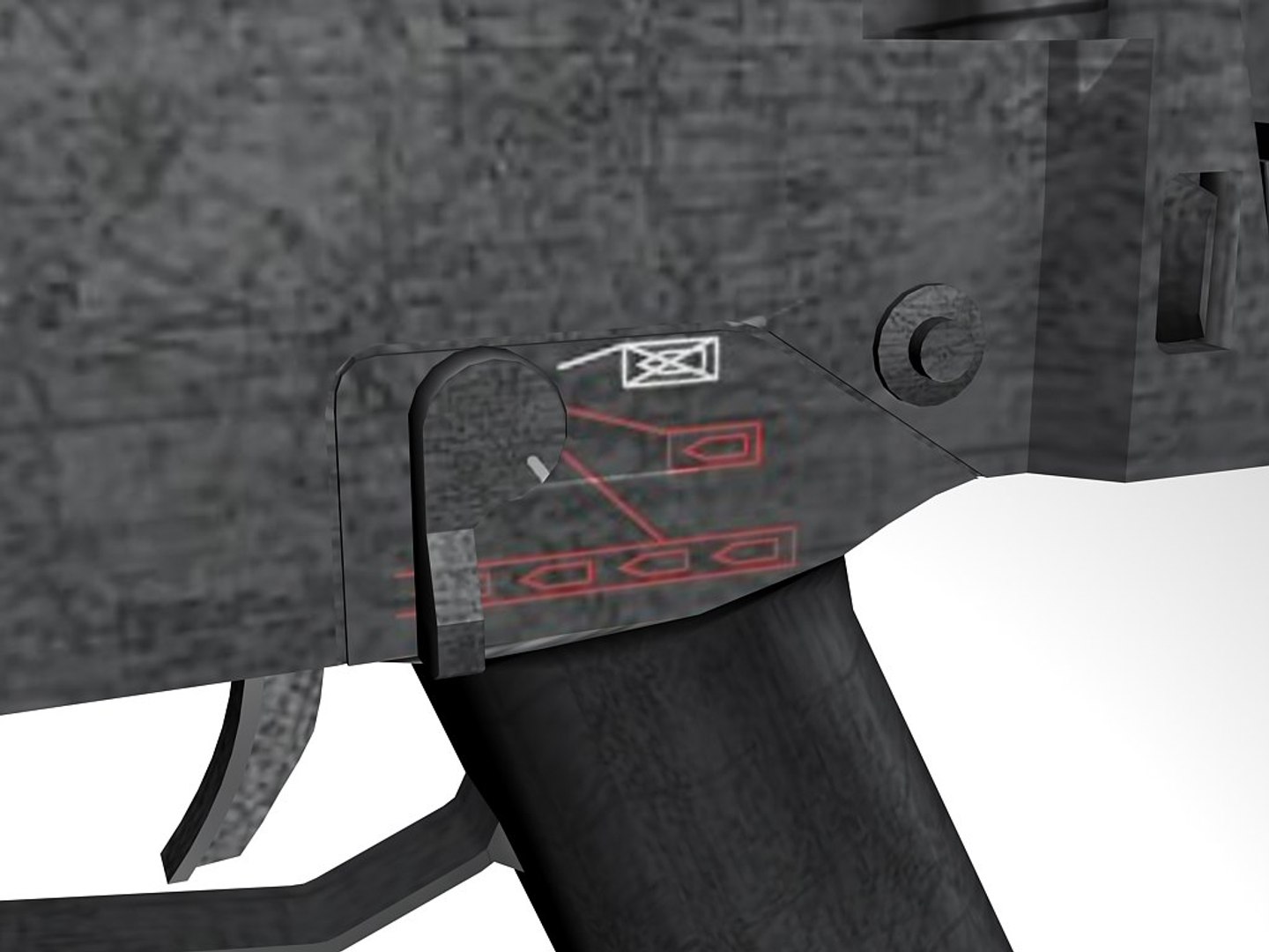 3d G36c Assault Rifle Model
