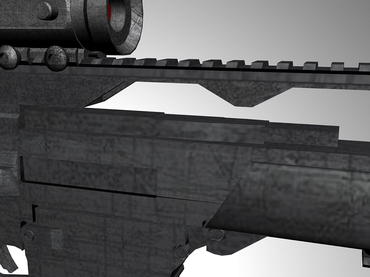 3d G36c Assault Rifle Model