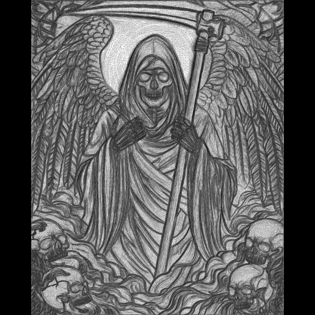 3D Model Throne Of The Grim Reaper Relief 3D Print Model - TurboSquid ...