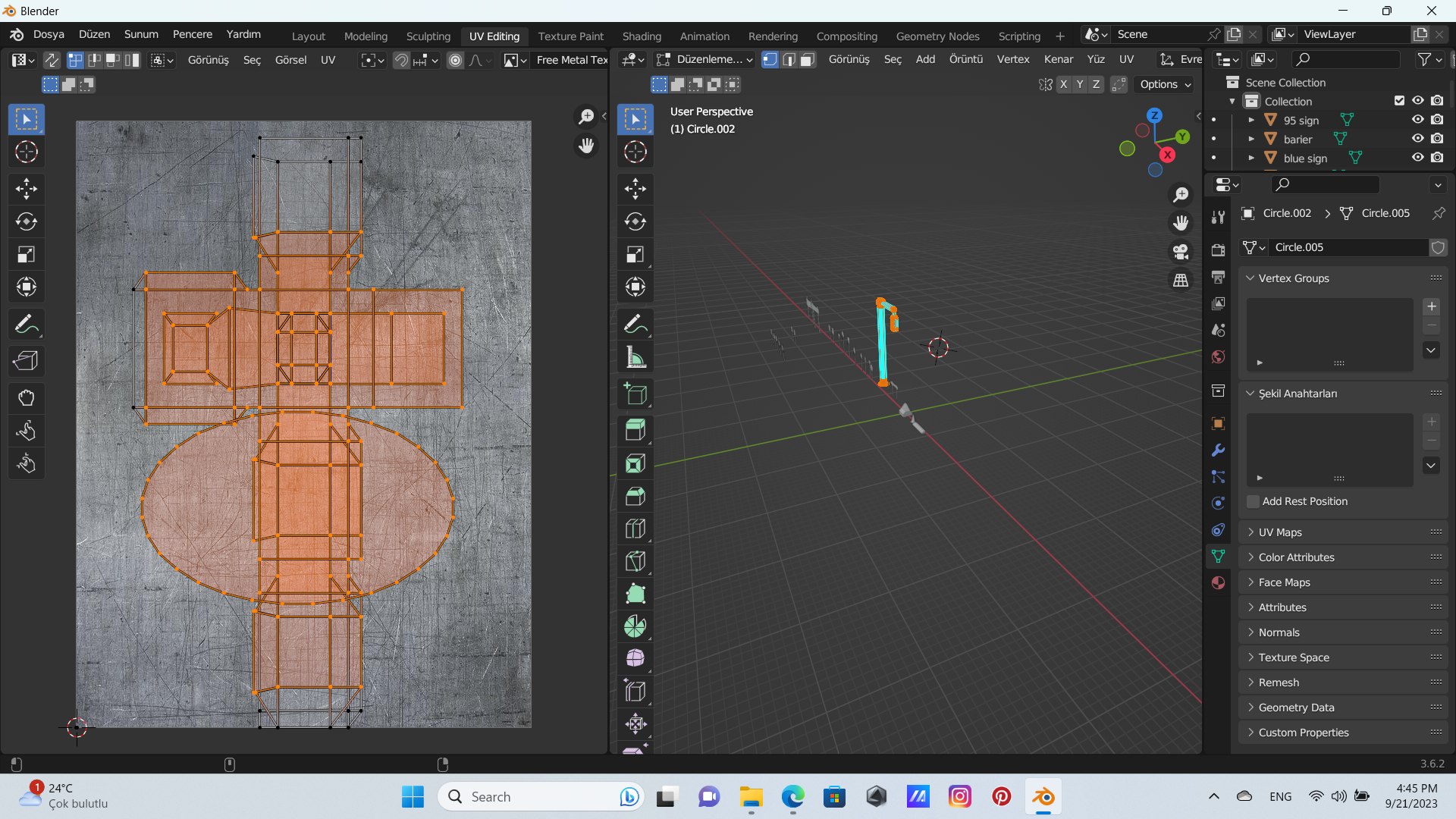 Road Sign Model Set Model - TurboSquid 2128487