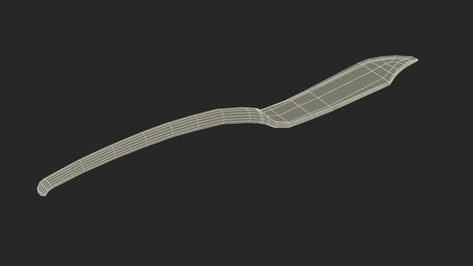 Fish Knife Gold 3D Model - TurboSquid 2184268