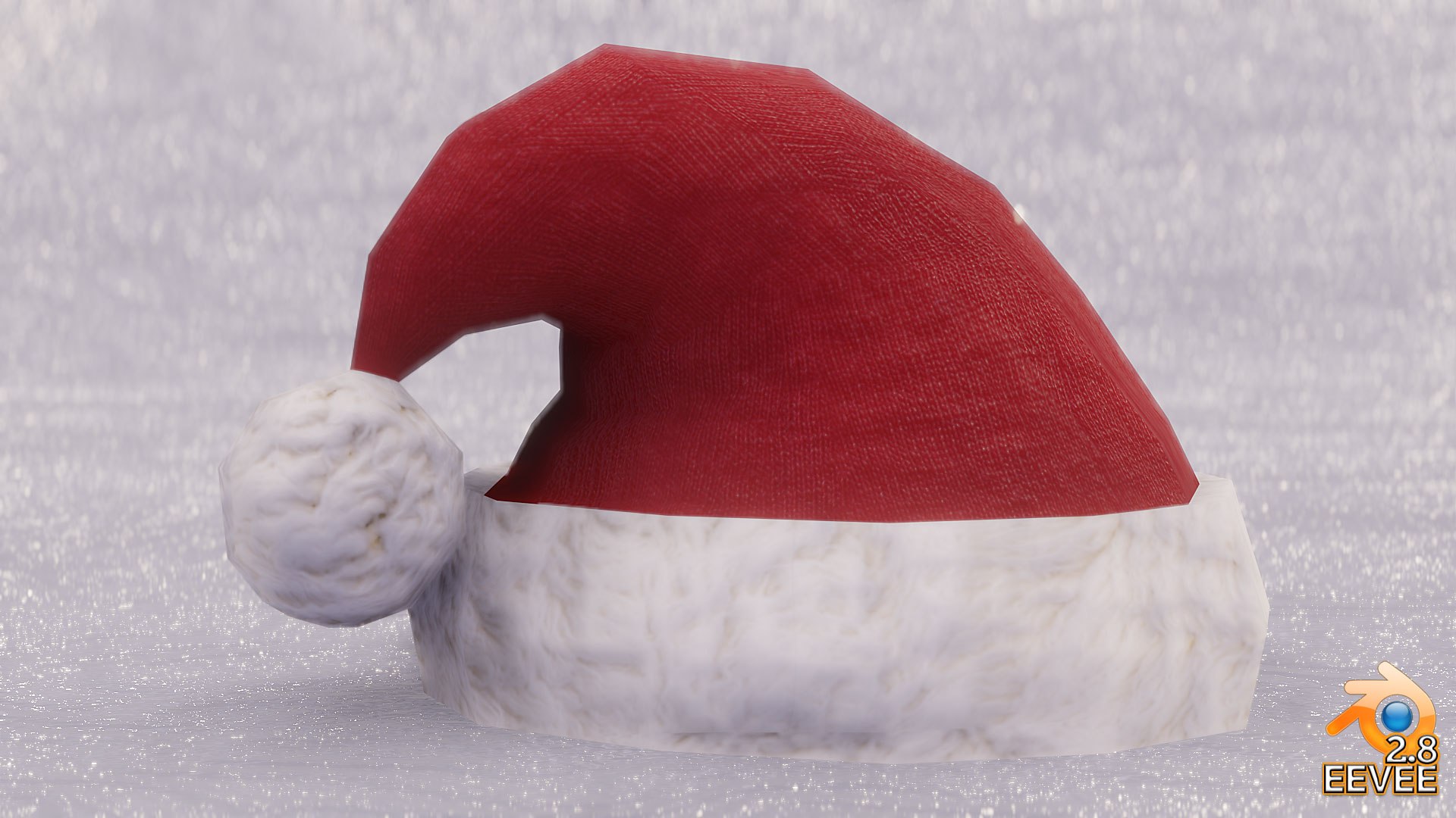 3D Santa Hat - TurboSquid 1482454