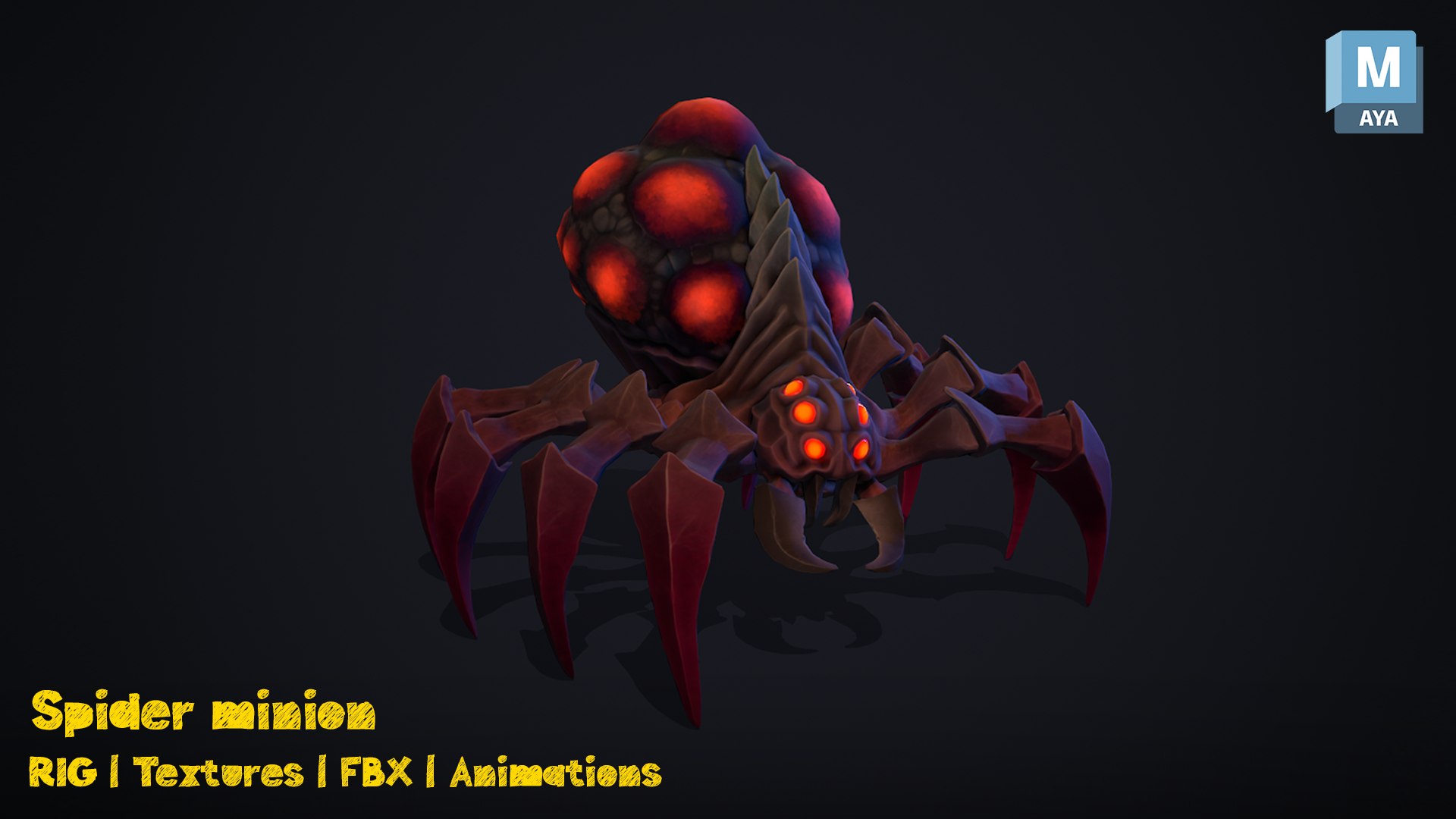 3D Model Spider Minion - TurboSquid 2189839