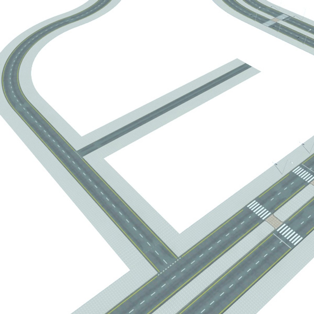 Streets Roads Highways Collections 3d Max