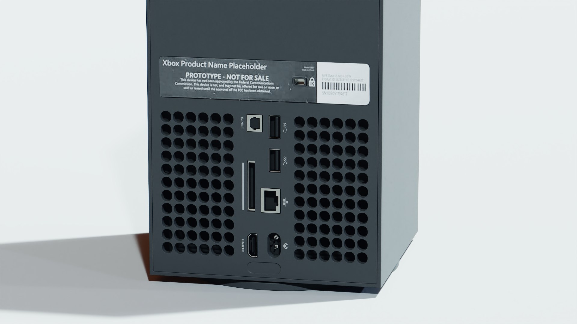 Xbox Series X Prototype Model - TurboSquid 1503654