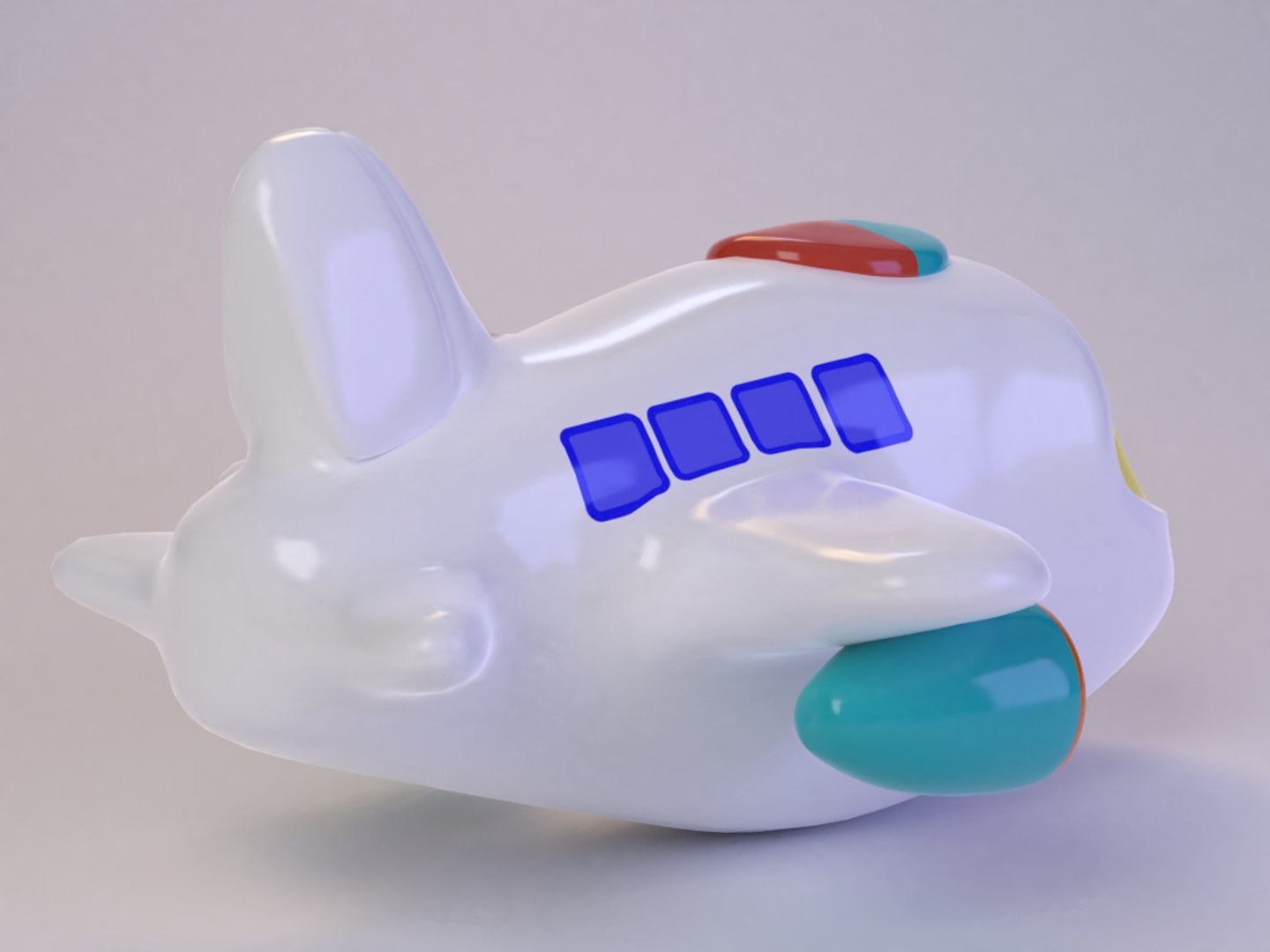 Cute Toy Plane 3D - TurboSquid 1526146