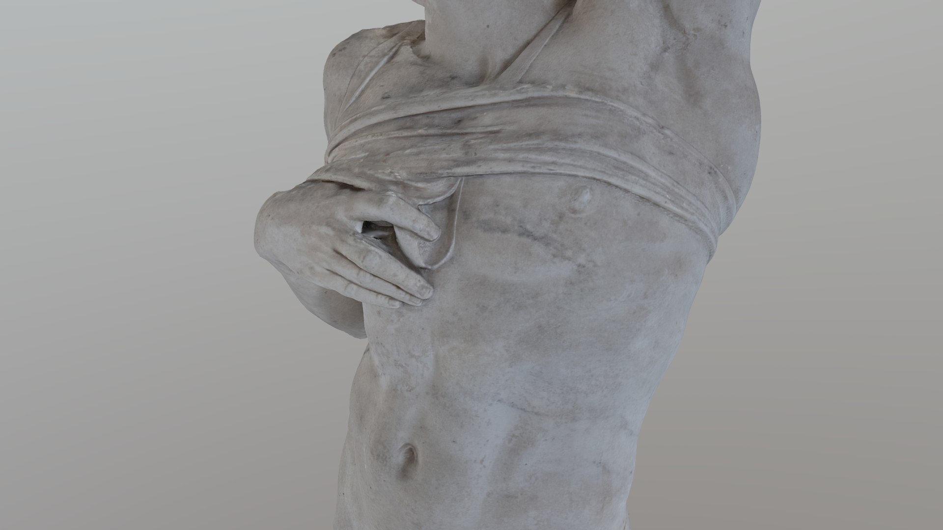 3D The Dying Slave Louvre Museum - Photogrammetry Model - TurboSquid ...