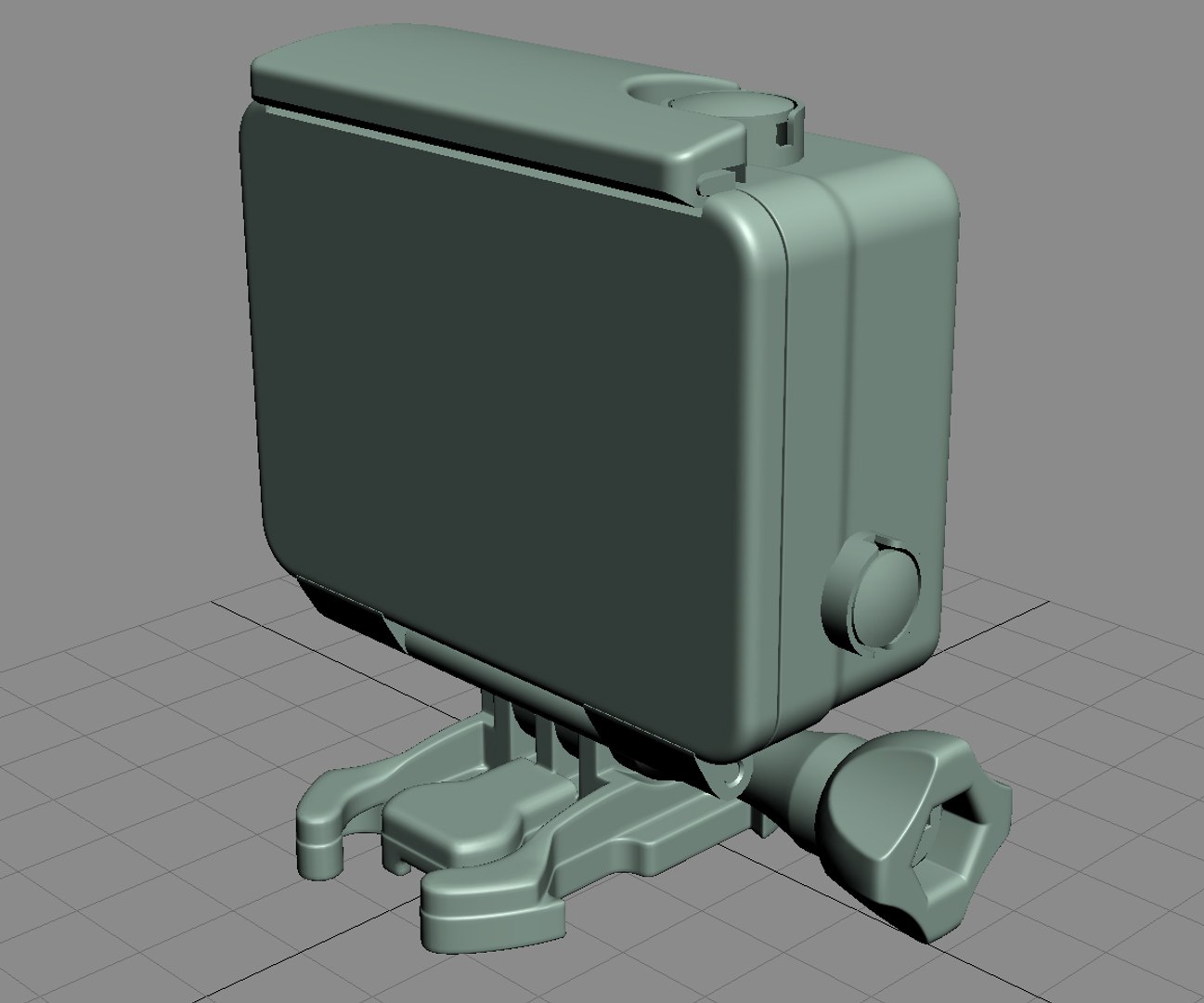 3d Model Camera Gopro Hero4 Black