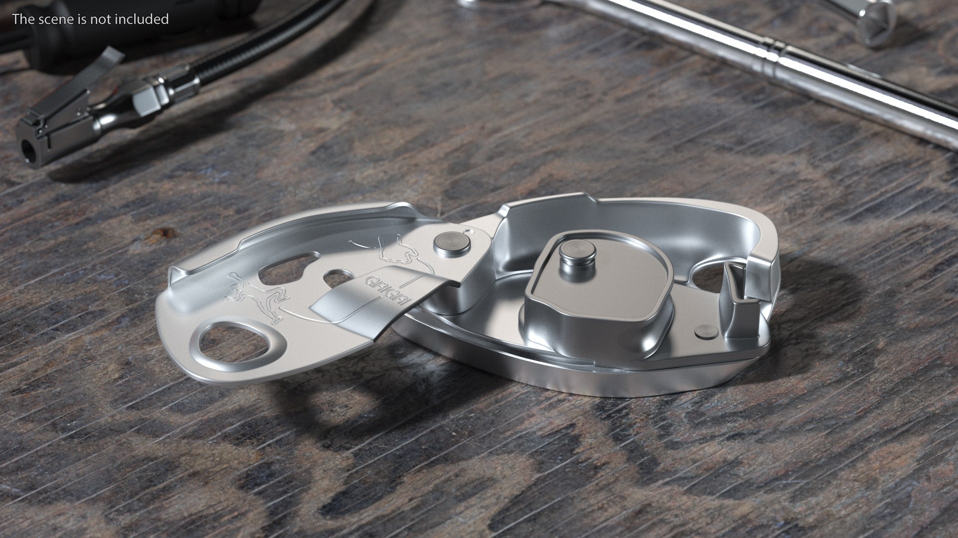 3D Descender Gri Gri Metallic Open - TurboSquid 2188816