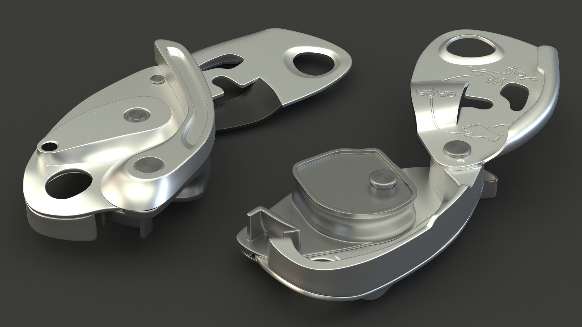 3D Descender Gri Gri Metallic Open - TurboSquid 2188816