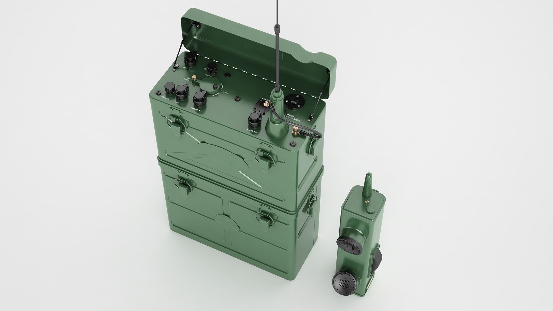 Military Radio SCR-300 05 Model - TurboSquid 1813958