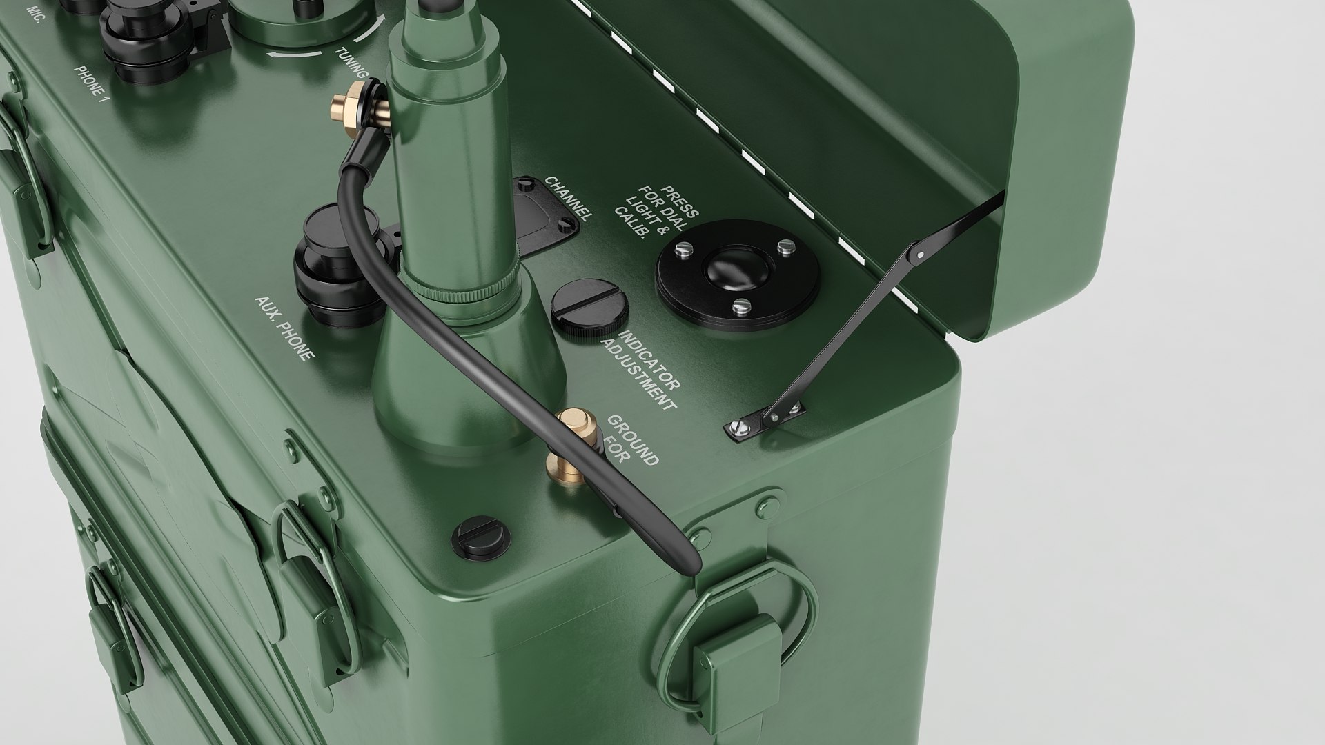 Military Radio SCR-300 05 Model - TurboSquid 1813958