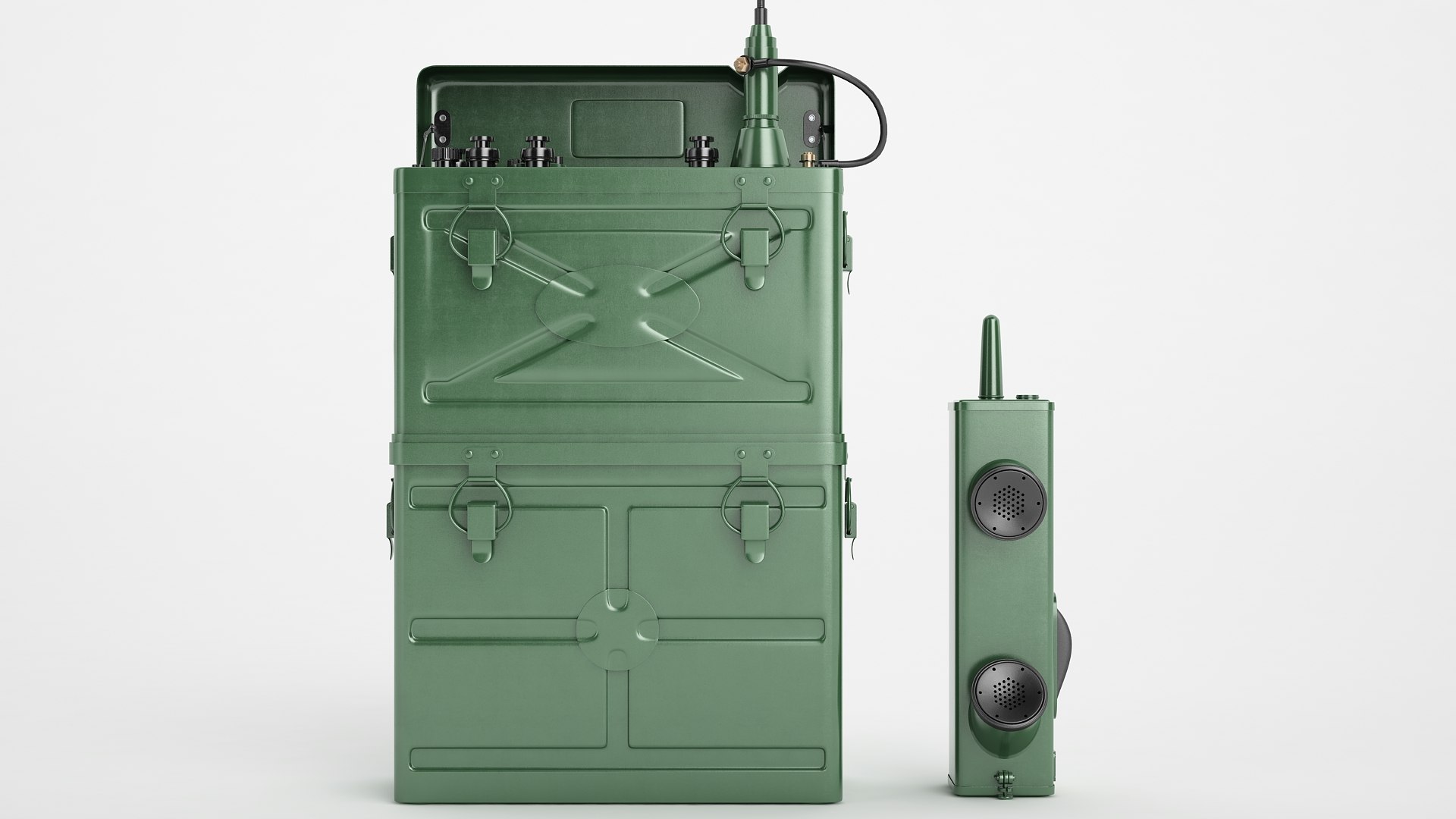 Military Radio SCR-300 05 Model - TurboSquid 1813958