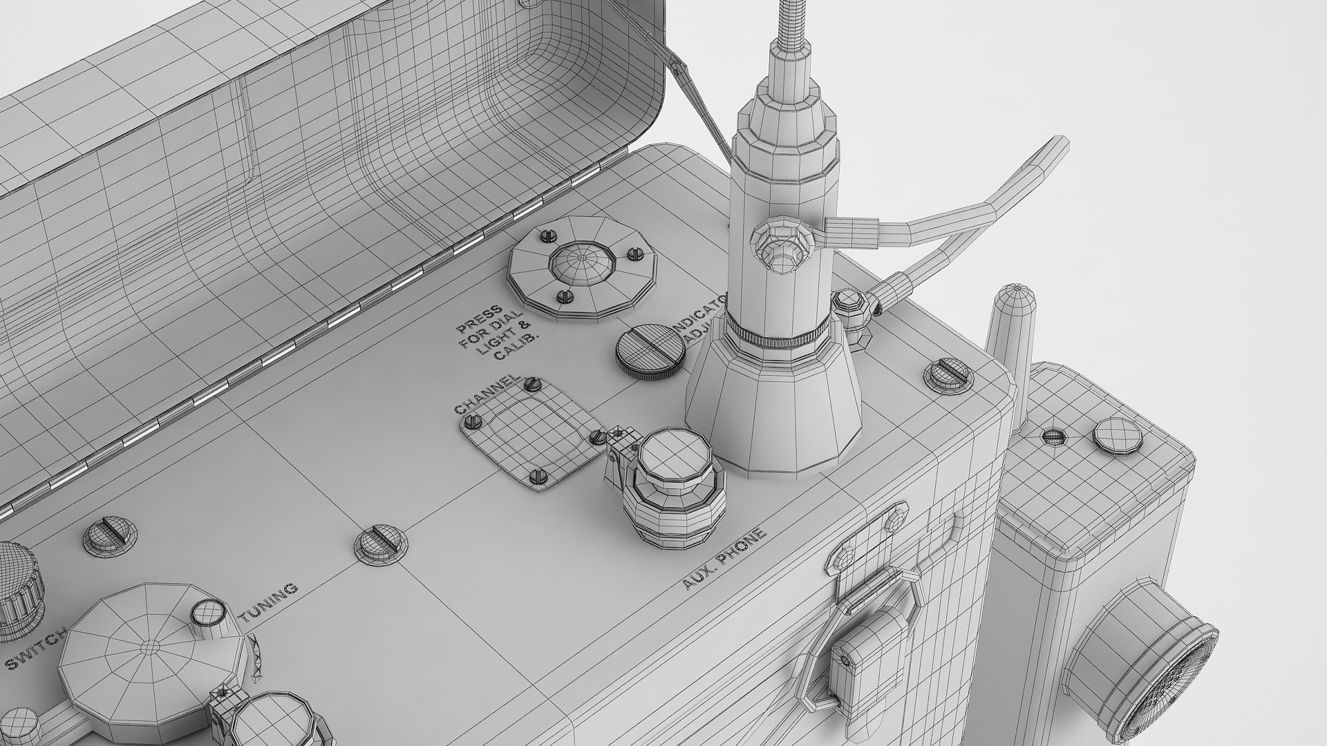 Military Radio SCR-300 05 Model - TurboSquid 1813958