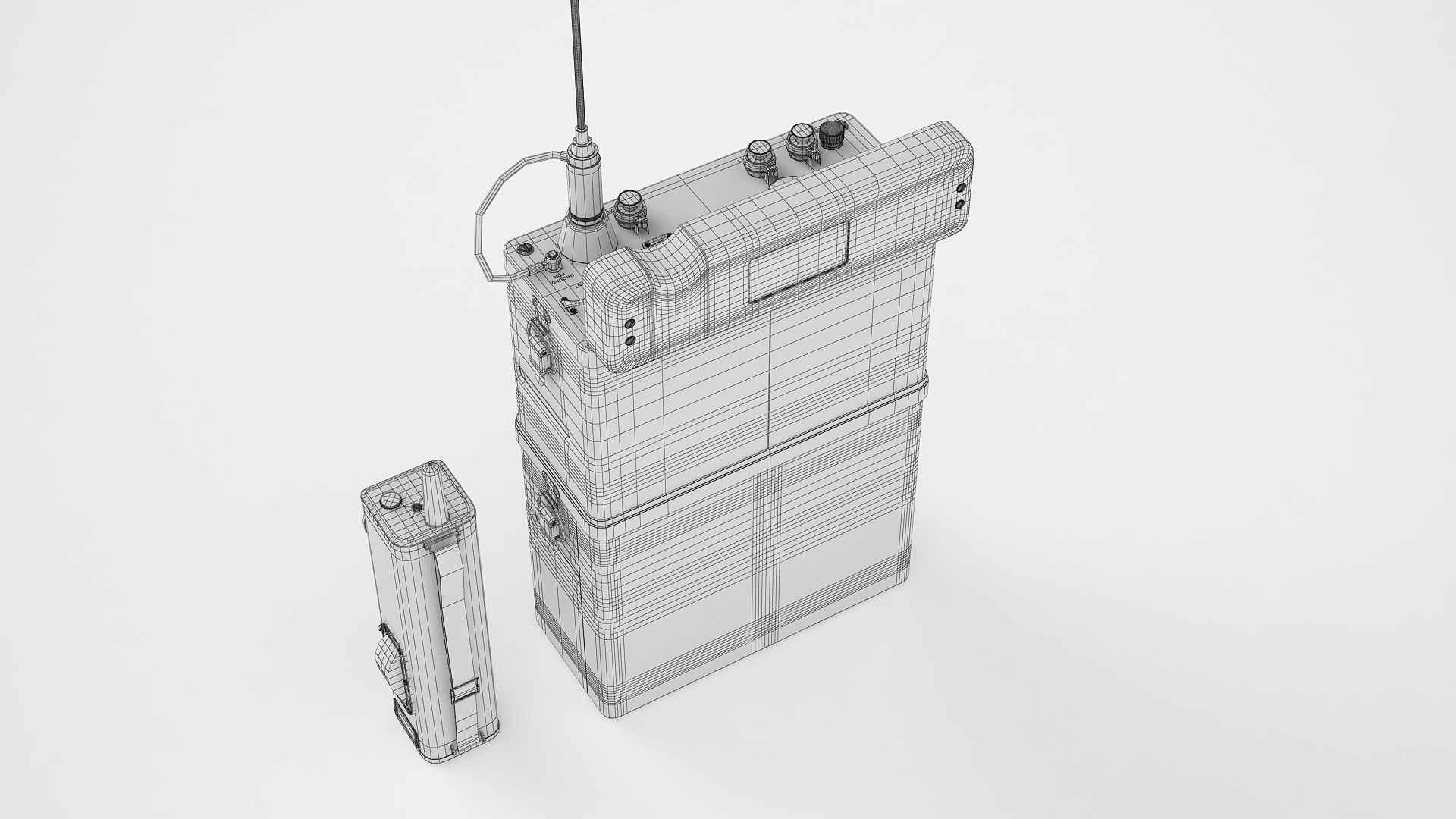 Military Radio SCR-300 05 Model - TurboSquid 1813958
