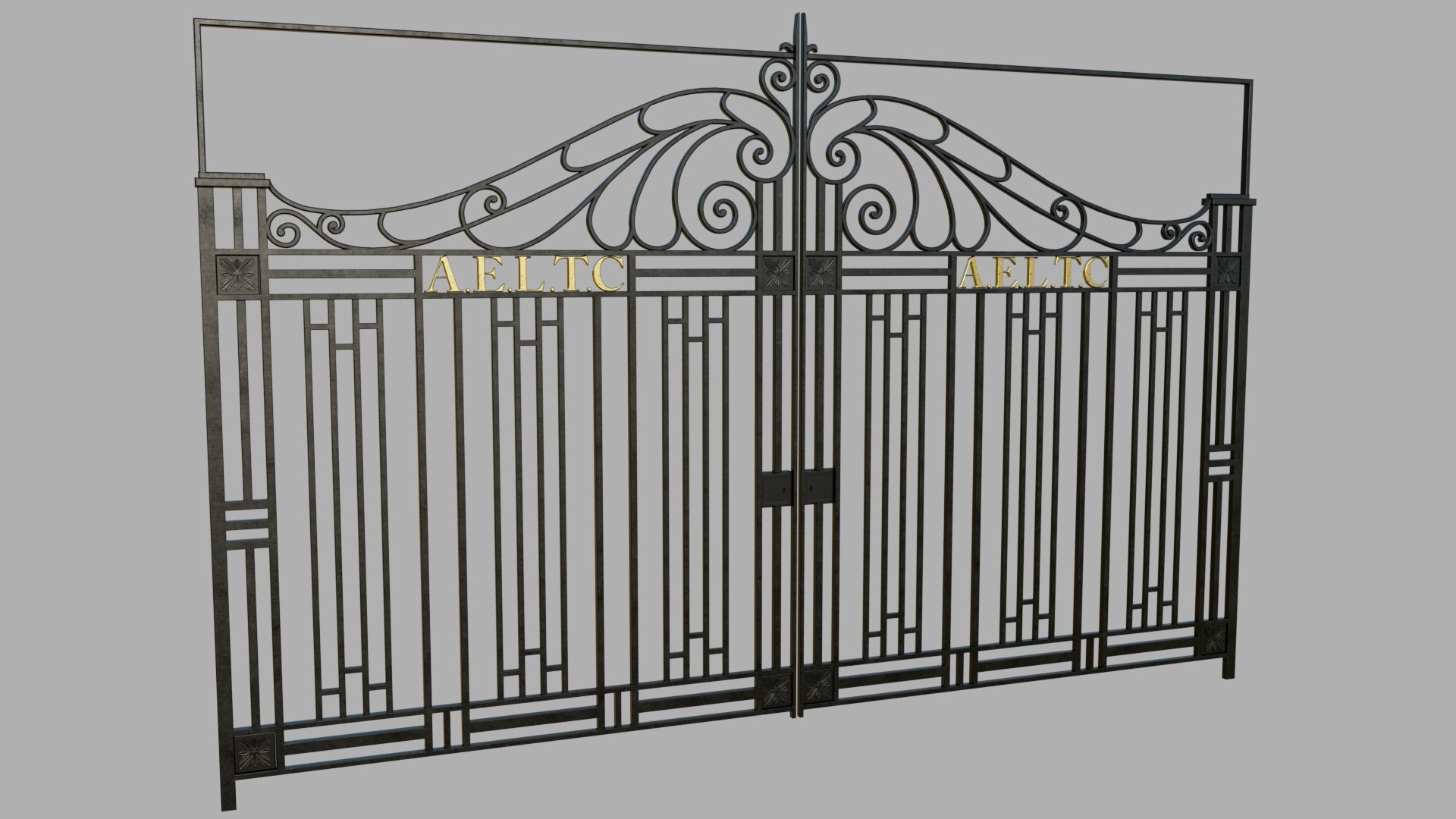3D Wimbledon Gates Model - TurboSquid 2414554