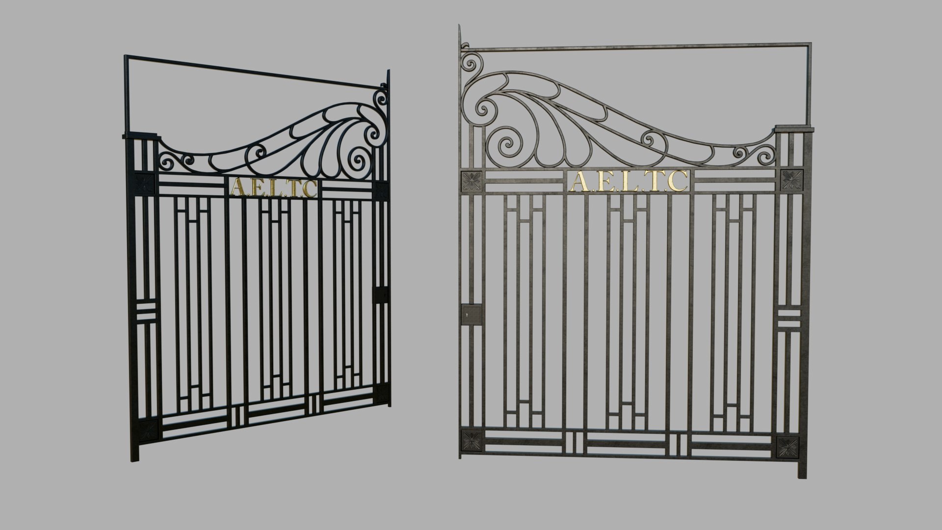 3D Wimbledon Gates Model - TurboSquid 2414554