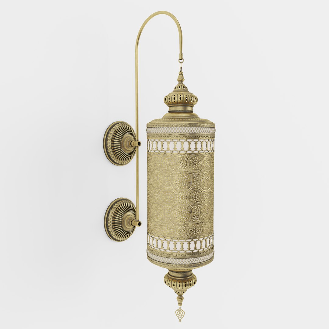 Wall Moroccan Light 3D Model - TurboSquid 1262023