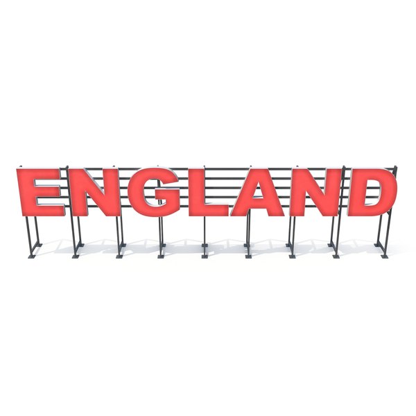 Country sign england 3D model - TurboSquid 1804565