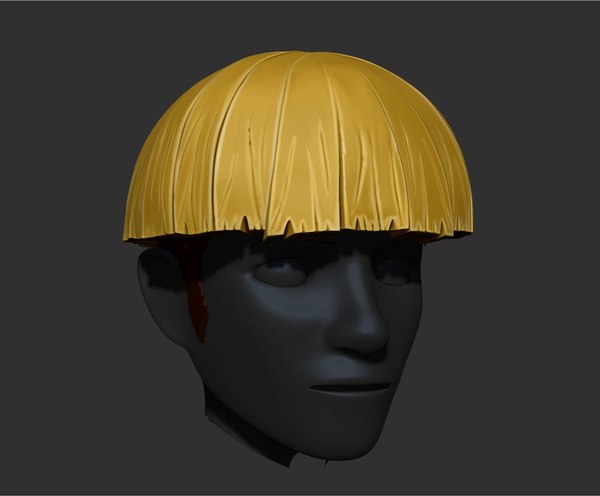 3D model cueball hair style - TurboSquid 1669182