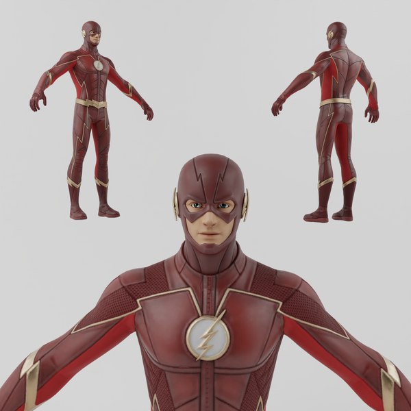 3D model Flash Lowpoly Rigged - TurboSquid 2033898