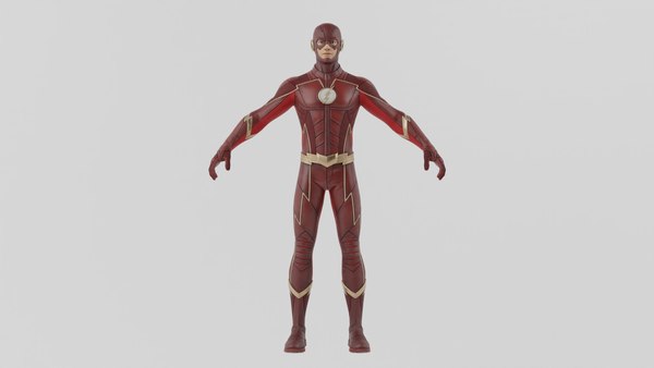 3D model Flash Lowpoly Rigged - TurboSquid 2033898