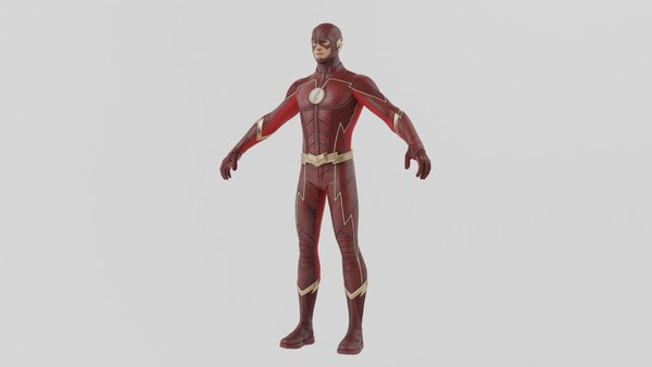 3D model Flash Lowpoly Rigged - TurboSquid 2033898