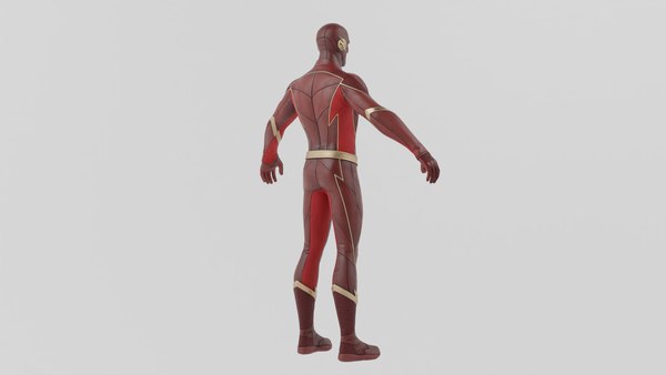 3D model Flash Lowpoly Rigged - TurboSquid 2033898