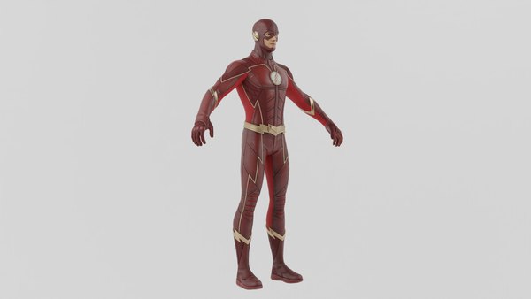 3D model Flash Lowpoly Rigged - TurboSquid 2033898