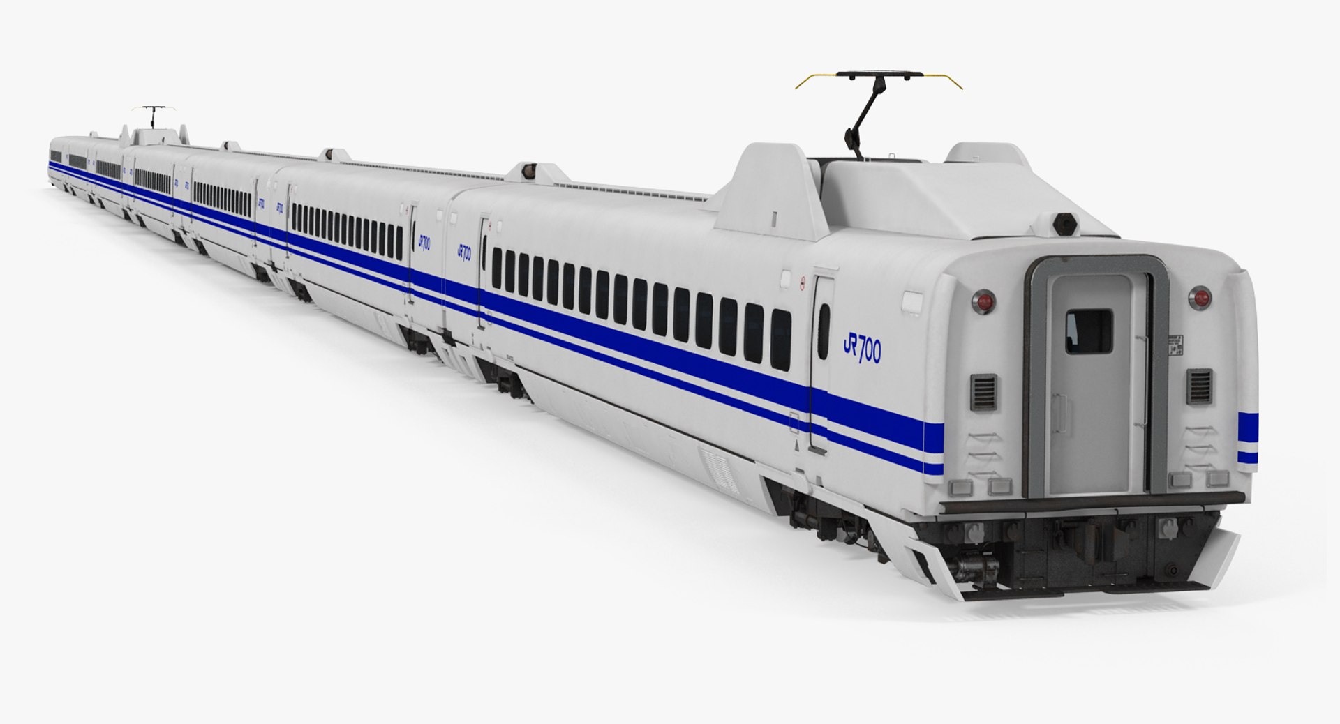 3d bullet train jr700 japan