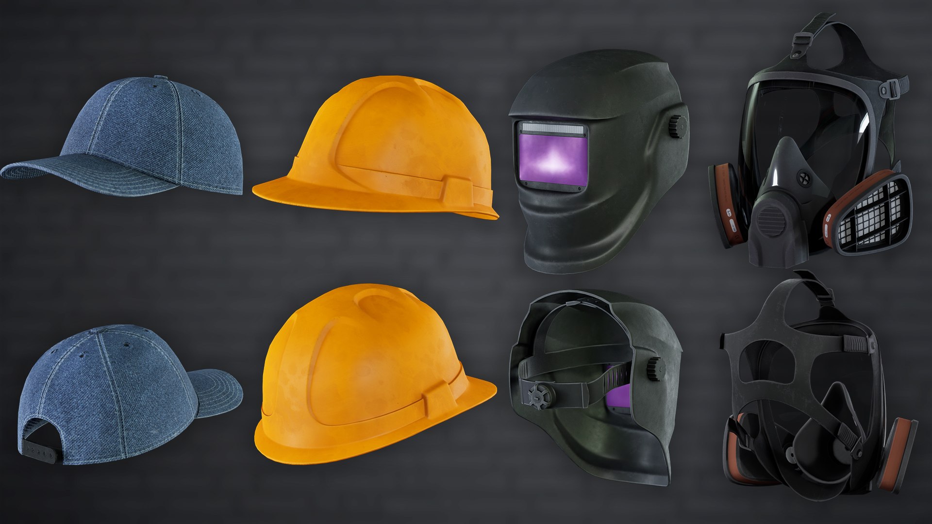 Workers Bundle 3D Model - TurboSquid 2358073