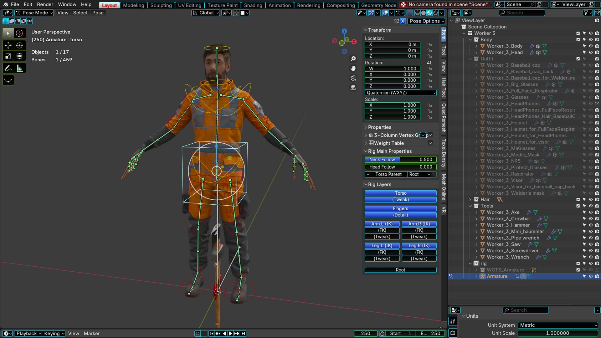 Workers Bundle 3D Model - TurboSquid 2358073