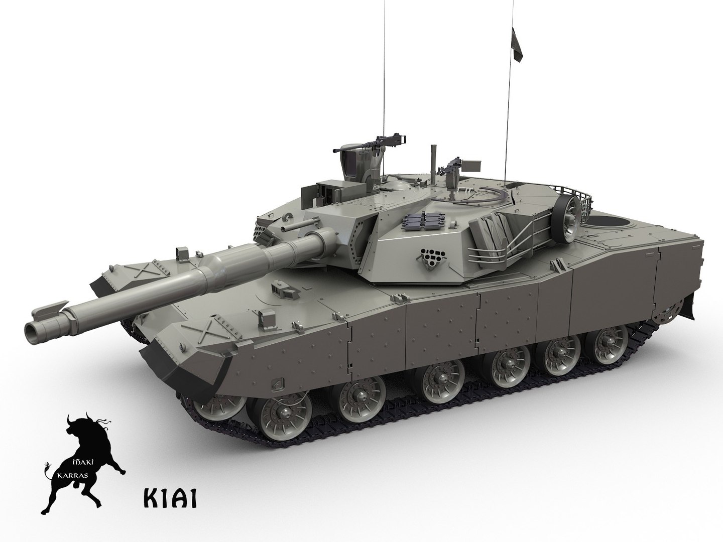 3d Korean Tank Model