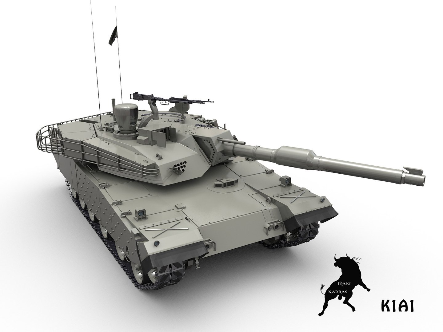 3d Korean Tank Model