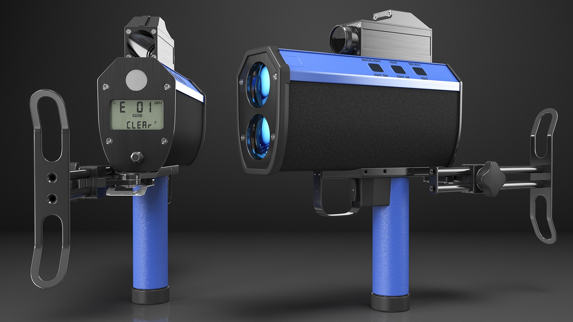3D traffic laser speed gun model - TurboSquid 1611787