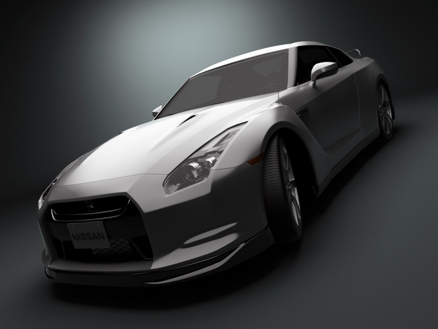 Realistic Nissan Gt-r 3d Model