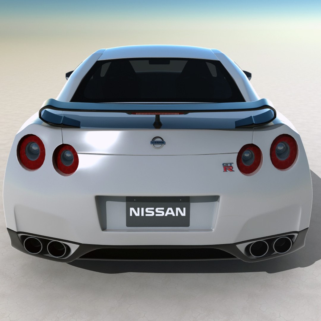 Realistic Nissan Gt-r 3d Model