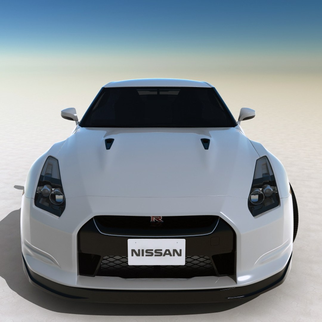 Realistic Nissan Gt-r 3d Model