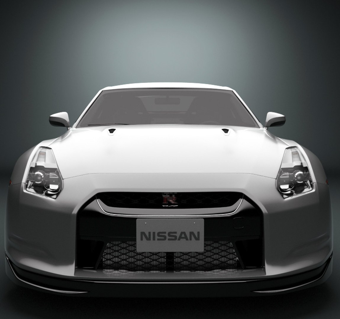 Realistic Nissan Gt-r 3d Model