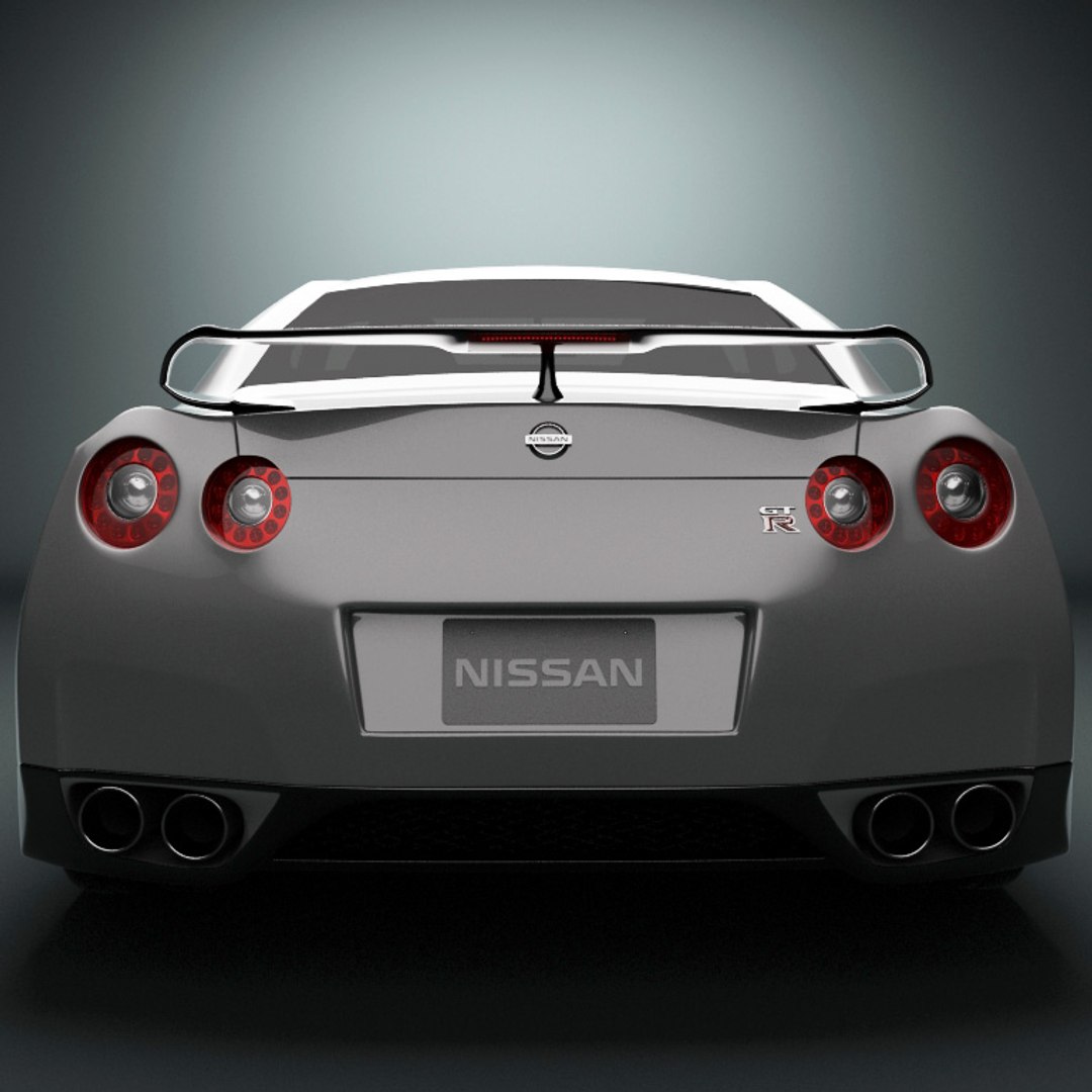 Realistic Nissan Gt-r 3d Model