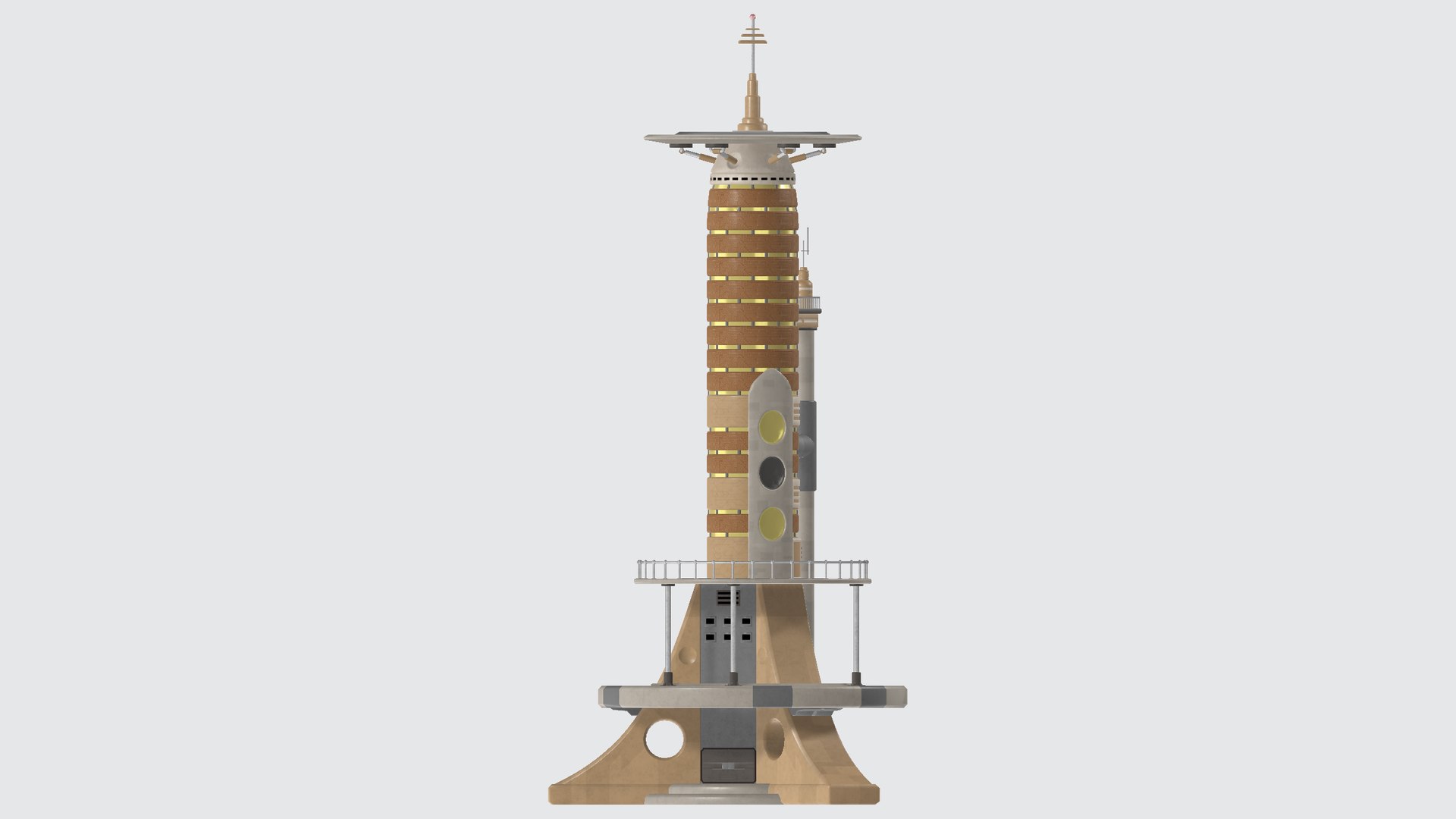 Cartoon Tall Skyscraper 3D Model - TurboSquid 2317172