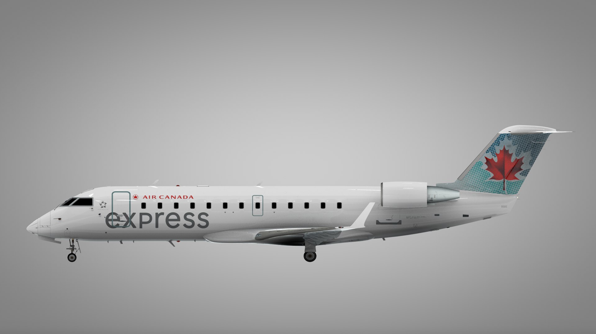 Air Canada Bombardier Crj Model - TurboSquid 1609198