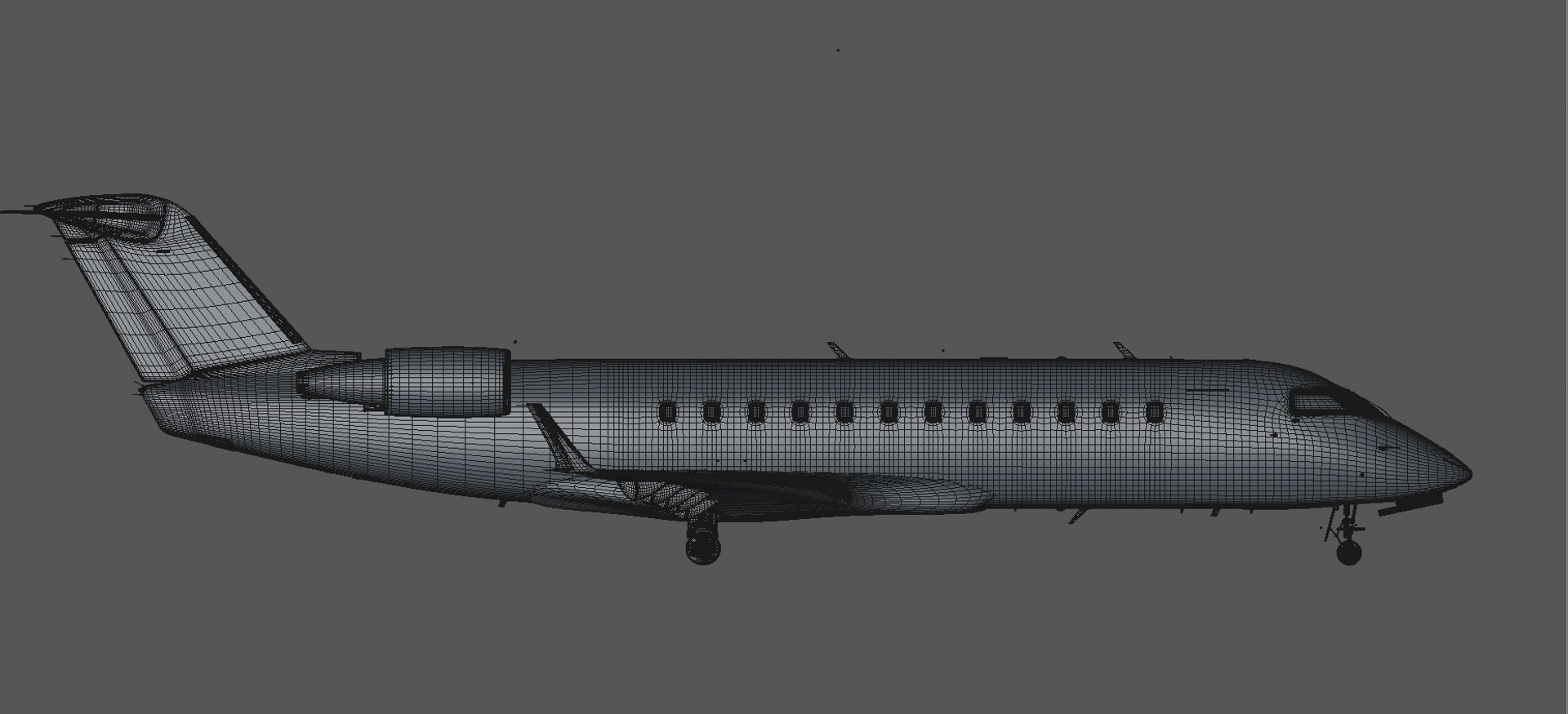 Air Canada Bombardier Crj Model - TurboSquid 1609198