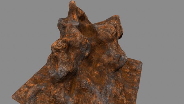 3d model rock mount