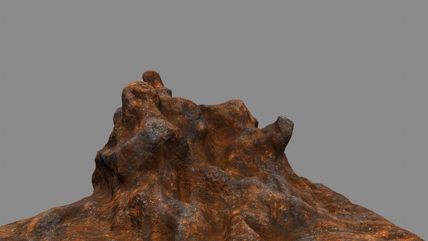 3d model rock mount
