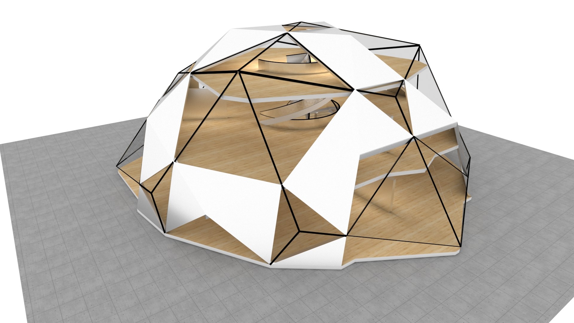 VR Art Gallery 12 Compound Icosrombi 3D Model - TurboSquid 2013088