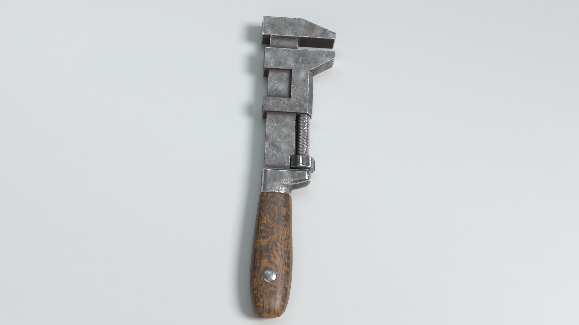 3D Old Monkey Wrench - TurboSquid 1519149