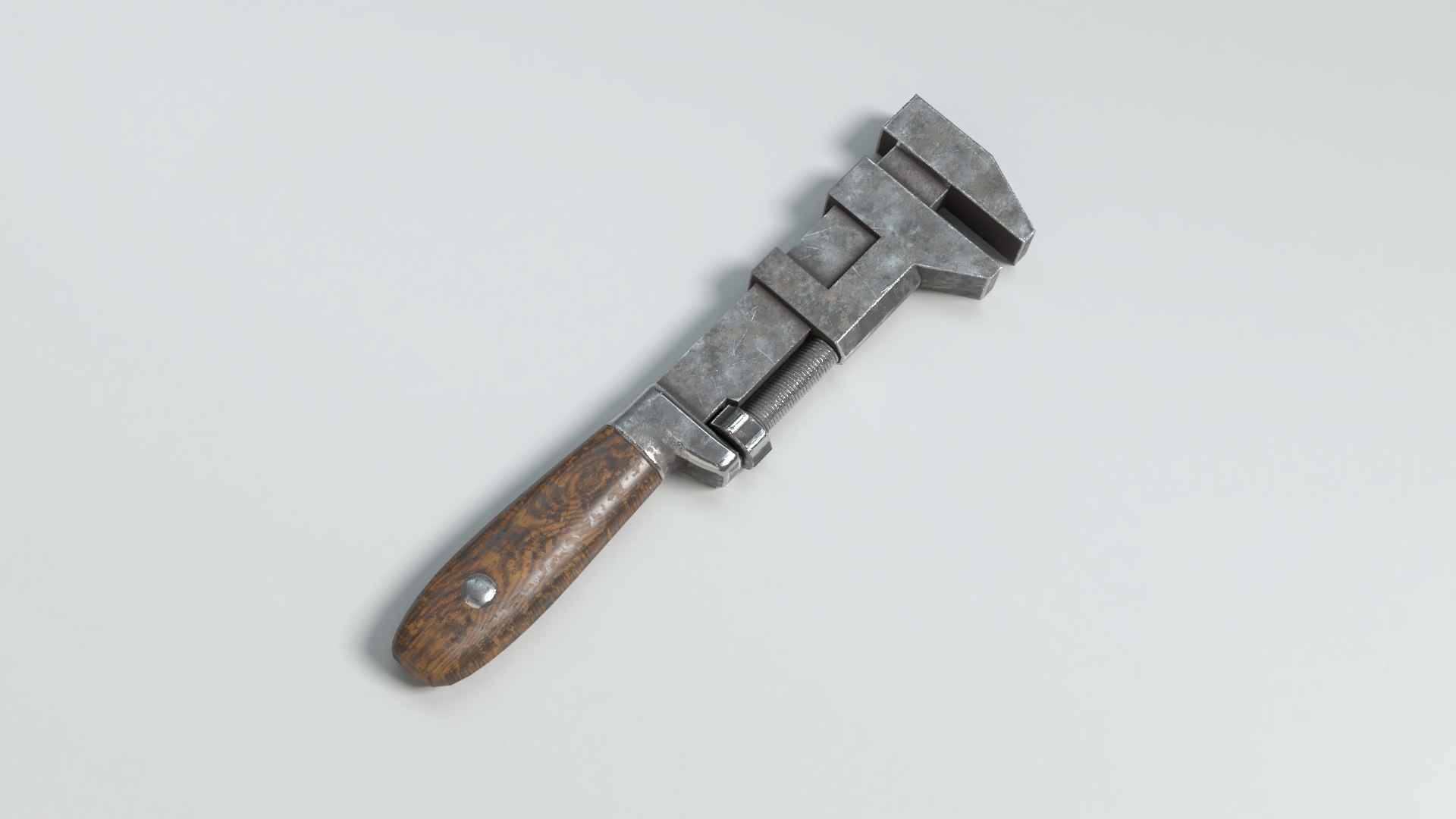 3D Old Monkey Wrench - TurboSquid 1519149